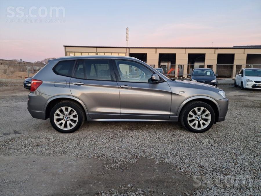 Pelēks BMW X3 2011 Liepāja, ar dzinēja tilpumu 3.00 L un nobraukumu 326 tūkst. km par 10990 €, foto 8 vietnē AUTOMOTO.COM.LV
