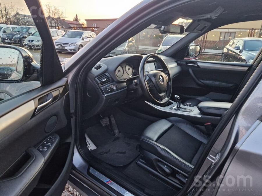 Pelēks BMW X3 2011 Liepāja, ar dzinēja tilpumu 3.00 L un nobraukumu 326 tūkst. km par 10990 €, foto 13 vietnē AUTOMOTO.COM.LV