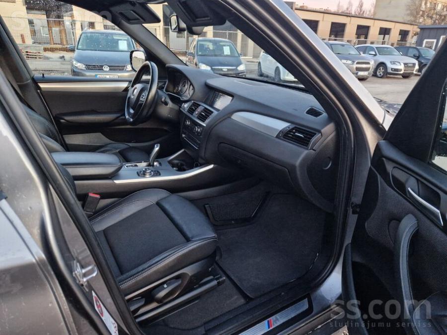 Pelēks BMW X3 2011 Liepāja, ar dzinēja tilpumu 3.00 L un nobraukumu 326 tūkst. km par 10990 €, foto 14 vietnē AUTOMOTO.COM.LV