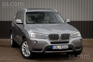 Grey BMW X3 2011 in Talsi, with an engine capacity of 3.00 L and mileage of 254 thousand km for 11950 €, photo  on AUTOMOTO.COM.LV