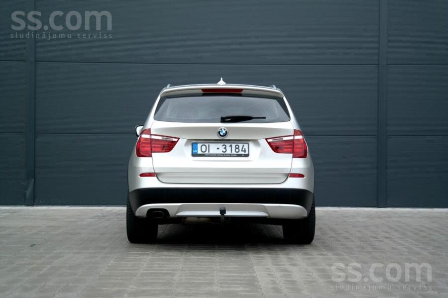 Pelēks BMW X3 2011 Rīga, ar dzinēja tilpumu 2.00 L un nobraukumu 298 tūkst. km par 11500 €, foto 7 vietnē AUTOMOTO.COM.LV