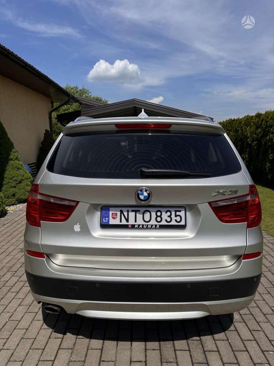 Pelēks BMW X3 2011 Kauņa, ar dzinēja tilpumu 2.00 L un nobraukumu 389 tūkst. km par 7300 €, foto 5 vietnē AUTOMOTO.COM.LV