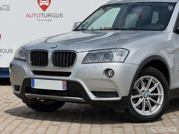 Pelēks BMW X3 2011 Tauragė, ar dzinēja tilpumu 2.00 L un nobraukumu 291 tūkst. km par 7900 €, foto 2 vietnē AUTOMOTO.COM.LV