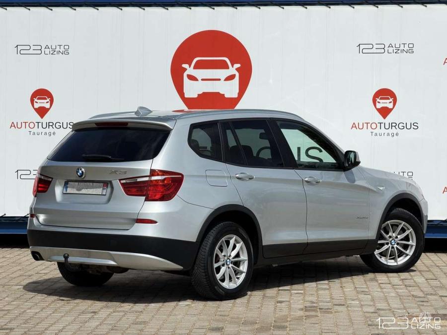 Grey BMW X3 2011 in Taurage, with an engine capacity of 2.00 L and mileage of 291 thousand km for 7900 €, photo 10 on AUTOMOTO.COM.LV