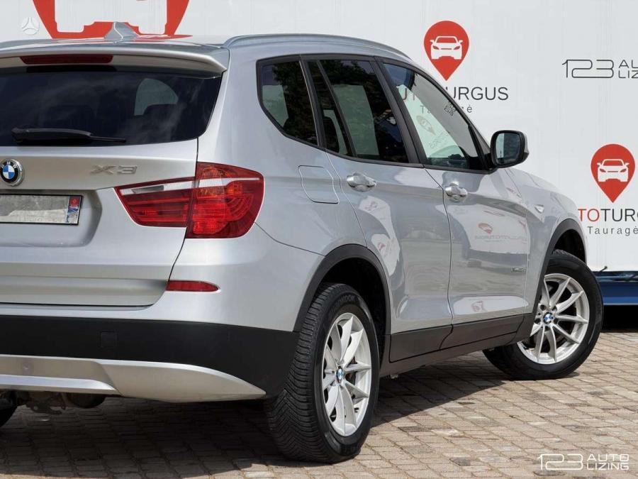 Grey BMW X3 2011 in Taurage, with an engine capacity of 2.00 L and mileage of 291 thousand km for 7900 €, photo 11 on AUTOMOTO.COM.LV