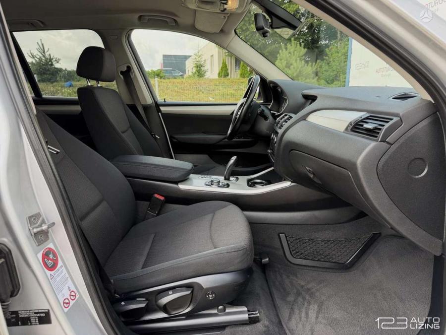Grey BMW X3 2011 in Taurage, with an engine capacity of 2.00 L and mileage of 291 thousand km for 7900 €, photo 16 on AUTOMOTO.COM.LV