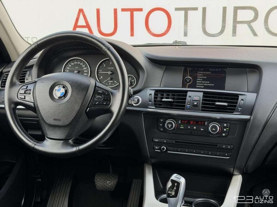 Grey BMW X3 2011 in Taurage, with an engine capacity of 2.00 L and mileage of 291 thousand km for 7900 €, photo 19 on AUTOMOTO.COM.LV