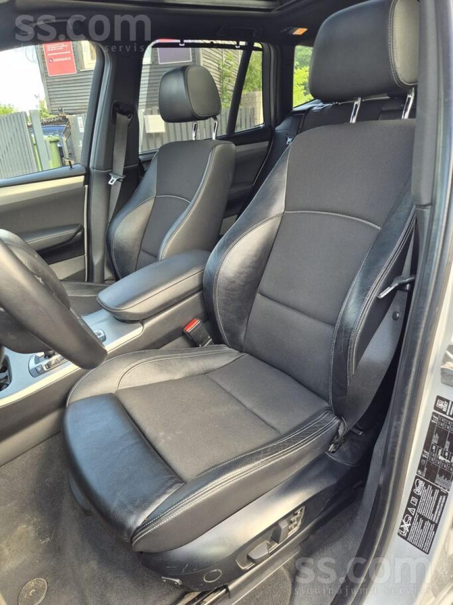 Pelēks BMW X3 2011 Rīga, ar dzinēja tilpumu 3.00 L un nobraukumu 326 tūkst. km par 9990 €, foto 15 vietnē AUTOMOTO.COM.LV