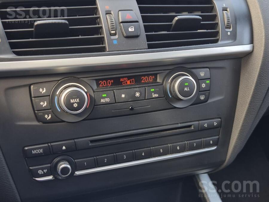 Pelēks BMW X3 2011 Rīga, ar dzinēja tilpumu 3.00 L un nobraukumu 326 tūkst. km par 9990 €, foto 19 vietnē AUTOMOTO.COM.LV