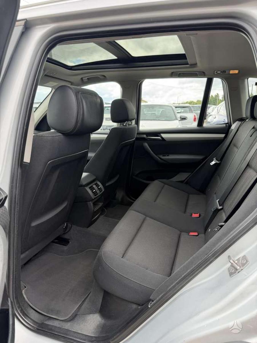 Pelēks BMW X3 2011 Panevēža, ar dzinēja tilpumu 2.00 L un nobraukumu 270 tūkst. km par 9500 €, foto 12 vietnē AUTOMOTO.COM.LV