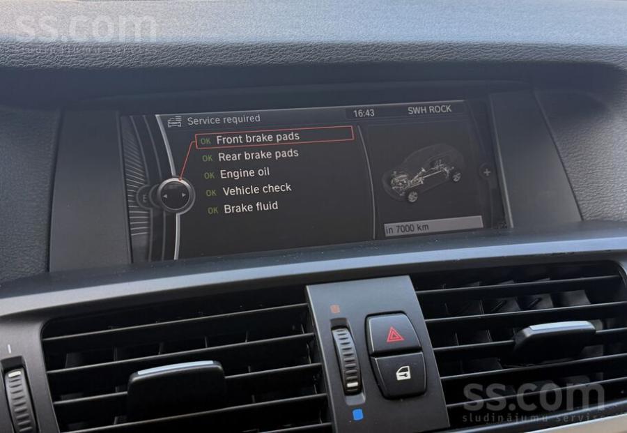 Pelēks BMW X3 2011 Rīga, ar dzinēja tilpumu 2.00 L un nobraukumu 283 tūkst. km par 9490 €, foto 19 vietnē AUTOMOTO.COM.LV