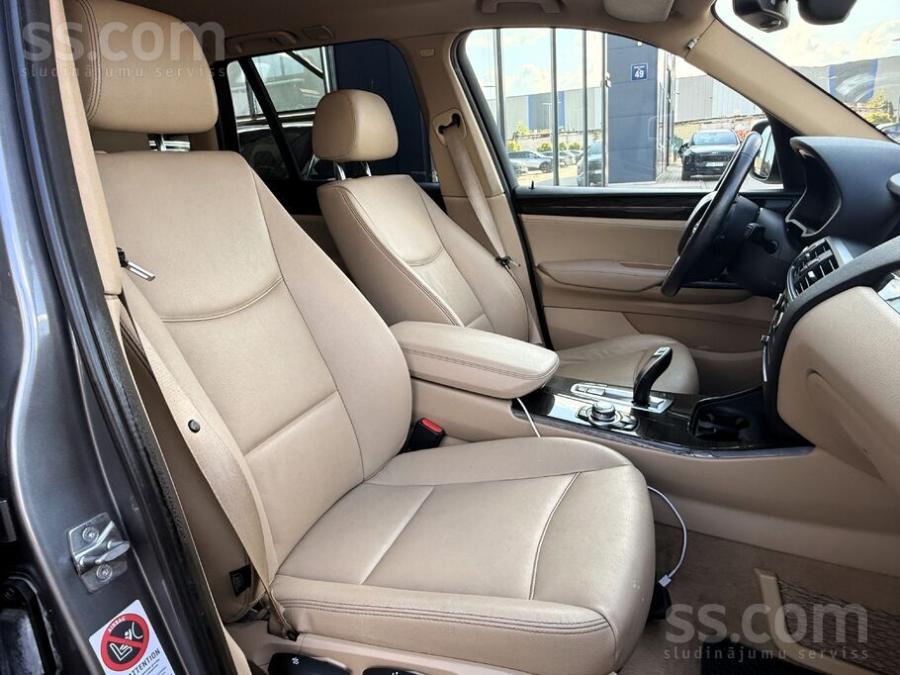 Pelēks BMW X3 2011 Rīga, ar dzinēja tilpumu 2.00 L un nobraukumu 283 tūkst. km par 9490 €, foto 21 vietnē AUTOMOTO.COM.LV