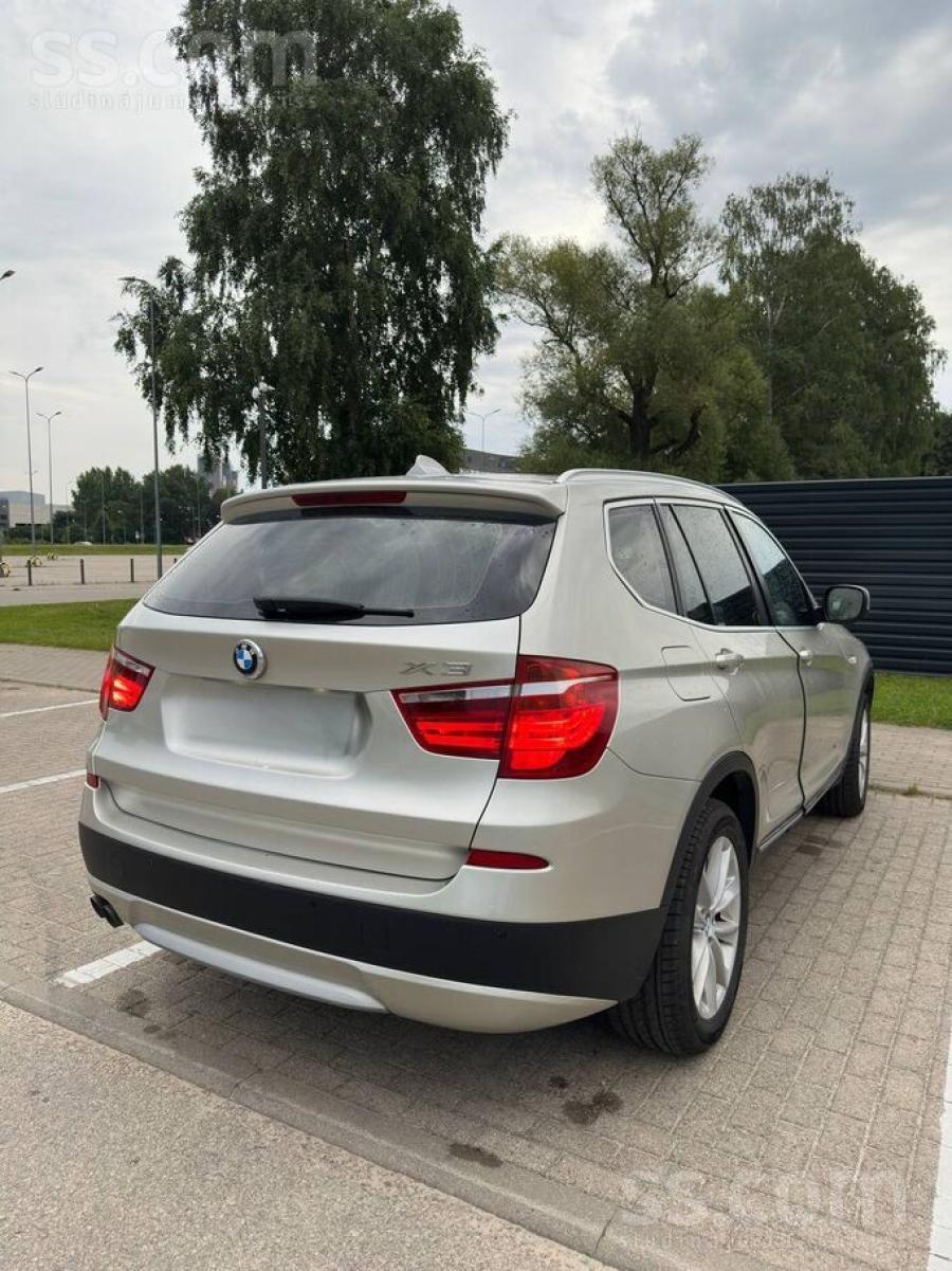 Grey BMW X3 2011 in Riga, with an engine capacity of 3.00 L and mileage of 0 thousand km for 10600 €, photo 3 on AUTOMOTO.COM.LV