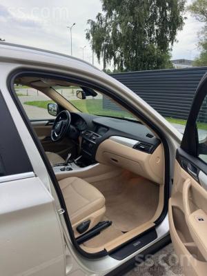 Grey BMW X3 2011 in Riga, with an engine capacity of 3.00 L and mileage of 0 thousand km for 10600 €, photo 5 on AUTOMOTO.COM.LV