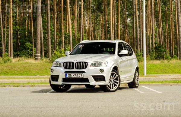 Grey BMW X3 2011 in Riga, with an engine capacity of 3.00 L and mileage of 326 thousand km for 9990 €, photo 1 on AUTOMOTO.COM.LV