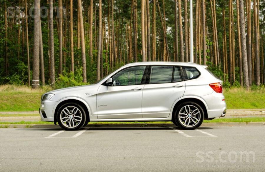 Grey BMW X3 2011 in Riga, with an engine capacity of 3.00 L and mileage of 326 thousand km for 9990 €, photo 6 on AUTOMOTO.COM.LV
