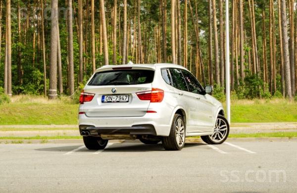 Grey BMW X3 2011 in Riga, with an engine capacity of 3.00 L and mileage of 326 thousand km for 9990 €, photo 6 on AUTOMOTO.COM.LV