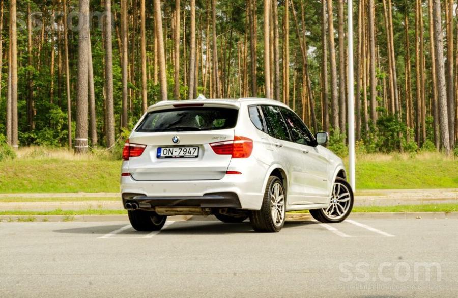 Grey BMW X3 2011 in Riga, with an engine capacity of 3.00 L and mileage of 326 thousand km for 9990 €, photo 7 on AUTOMOTO.COM.LV