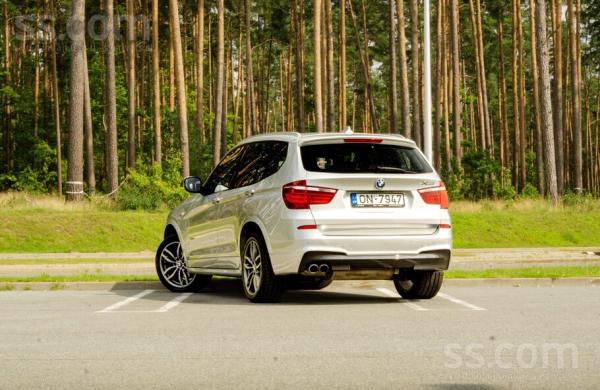 Grey BMW X3 2011 in Riga, with an engine capacity of 3.00 L and mileage of 326 thousand km for 9990 €, photo 8 on AUTOMOTO.COM.LV