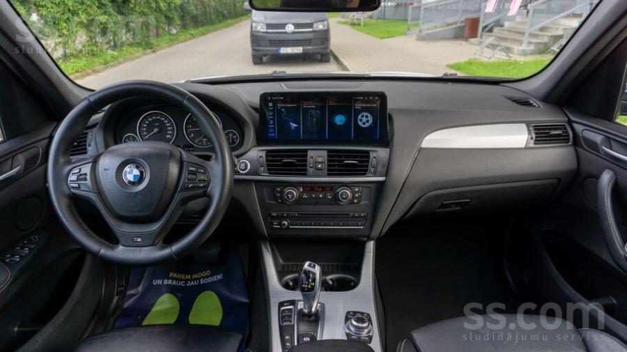 Grey BMW X3 2011 in Riga, with an engine capacity of 3.00 L and mileage of 326 thousand km for 9990 €, photo 13 on AUTOMOTO.COM.LV