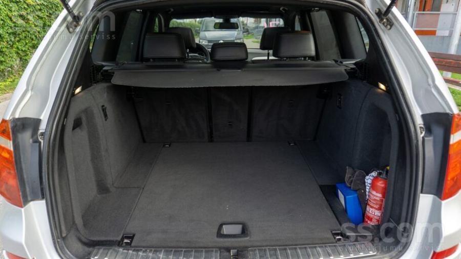 Grey BMW X3 2011 in Riga, with an engine capacity of 3.00 L and mileage of 326 thousand km for 9990 €, photo 28 on AUTOMOTO.COM.LV
