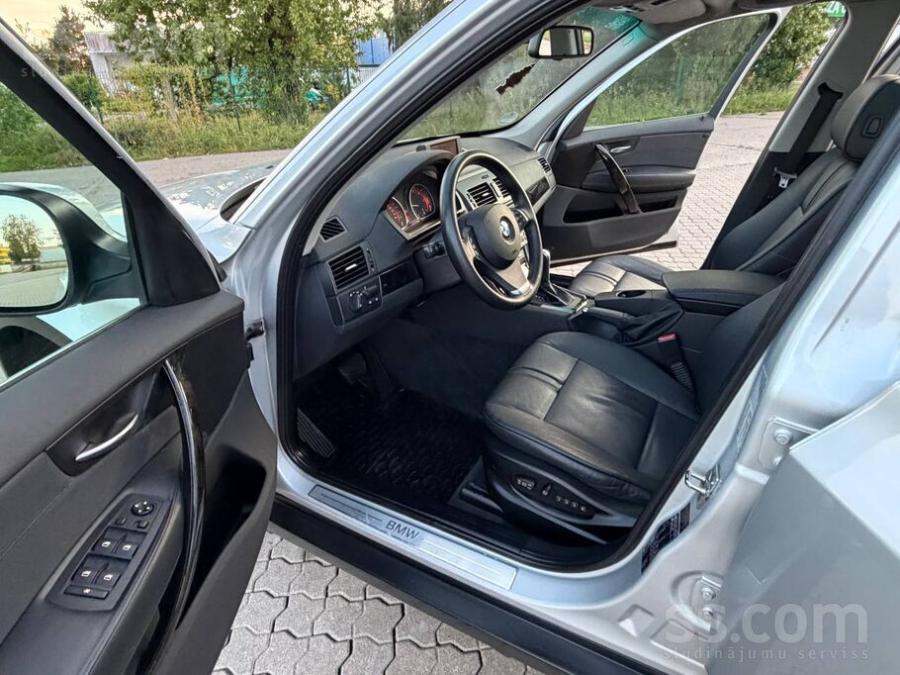 Grey BMW X3 2011 in Riga, with an engine capacity of 3.00 L and mileage of 0 thousand km for 6950 €, photo 17 on AUTOMOTO.COM.LV
