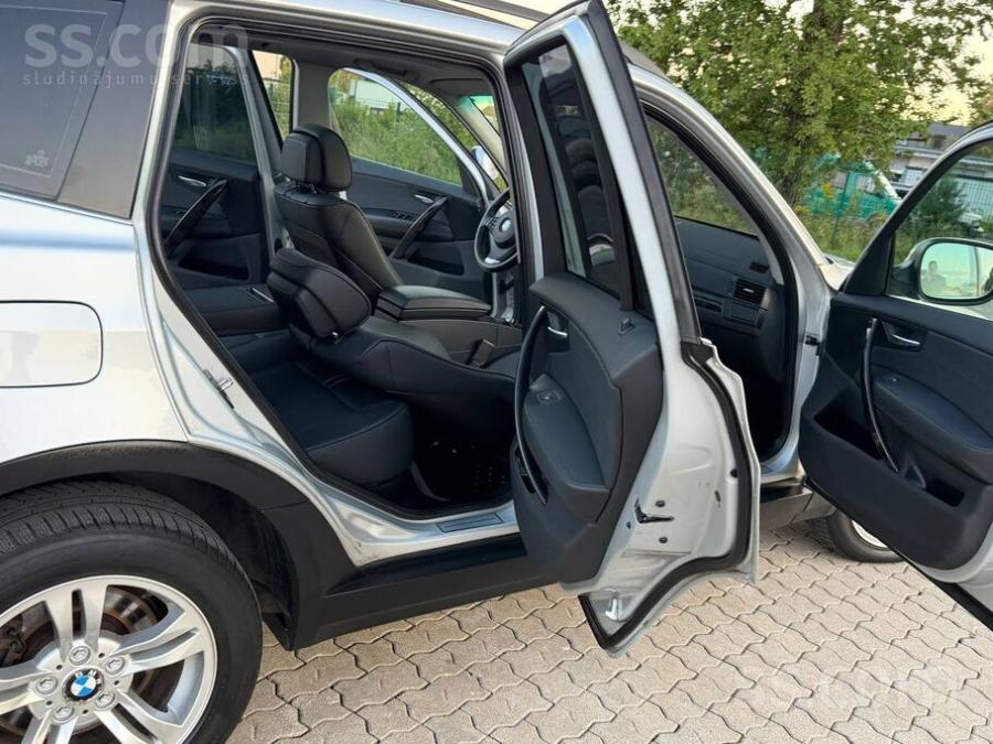 Grey BMW X3 2011 in Riga, with an engine capacity of 3.00 L and mileage of 0 thousand km for 6950 €, photo 19 on AUTOMOTO.COM.LV
