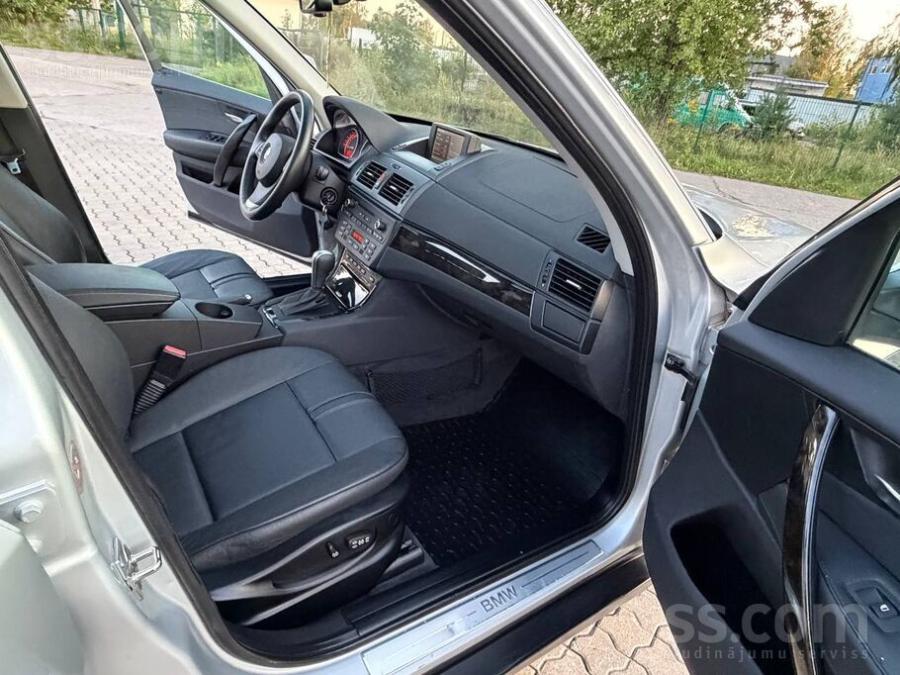 Grey BMW X3 2011 in Riga, with an engine capacity of 3.00 L and mileage of 0 thousand km for 6950 €, photo 21 on AUTOMOTO.COM.LV
