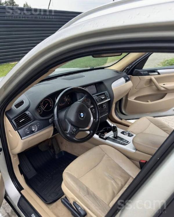 Pelēks BMW X3 2011 Rīga, ar dzinēja tilpumu 3.00 L un nobraukumu 236 tūkst. km par 8600 €, foto 5 vietnē AUTOMOTO.COM.LV