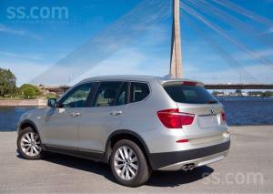 Grey BMW X3 2011 in Riga, with an engine capacity of 3.00 L and mileage of 236 thousand km for 8600 €, photo 9 on AUTOMOTO.COM.LV