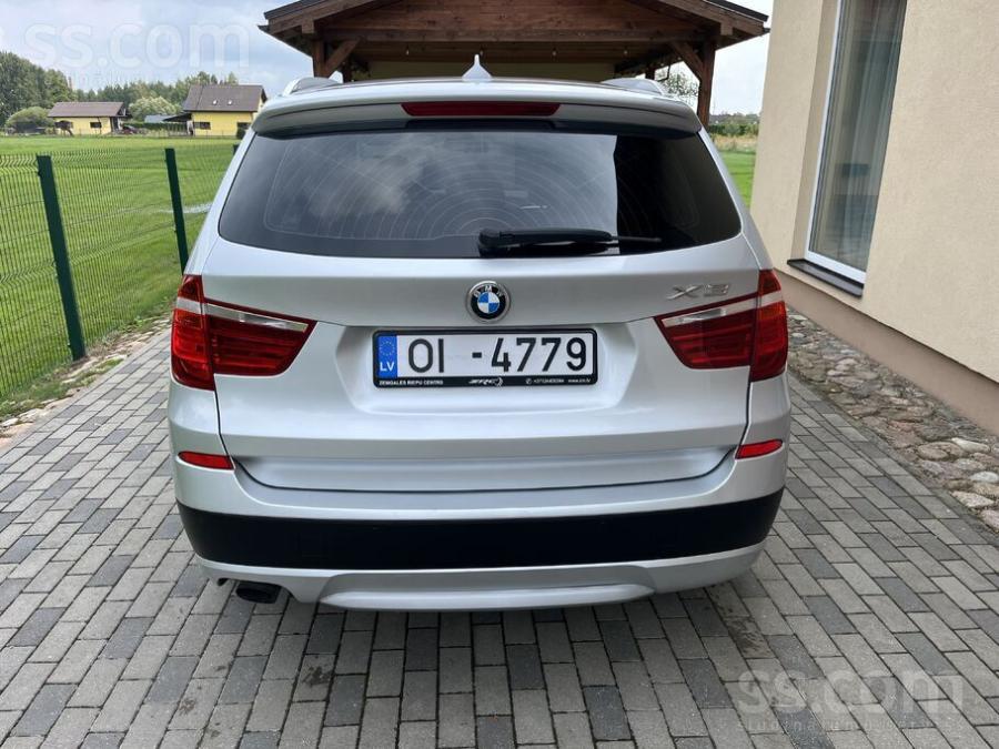 Pelēks BMW X3 2011 Jelgava, ar dzinēja tilpumu 2.00 L un nobraukumu 250 tūkst. km par 9600 €, foto 6 vietnē AUTOMOTO.COM.LV