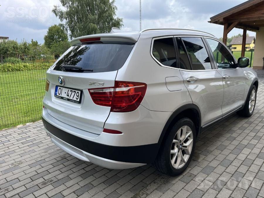 Pelēks BMW X3 2011 Jelgava, ar dzinēja tilpumu 2.00 L un nobraukumu 250 tūkst. km par 9600 €, foto 7 vietnē AUTOMOTO.COM.LV