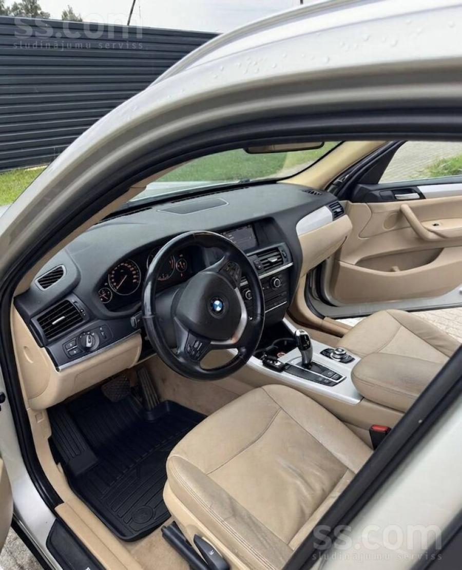 Pelēks BMW X3 2011 Rīga, ar dzinēja tilpumu 3.00 L un nobraukumu 236 tūkst. km par 7700 €, foto 8 vietnē AUTOMOTO.COM.LV