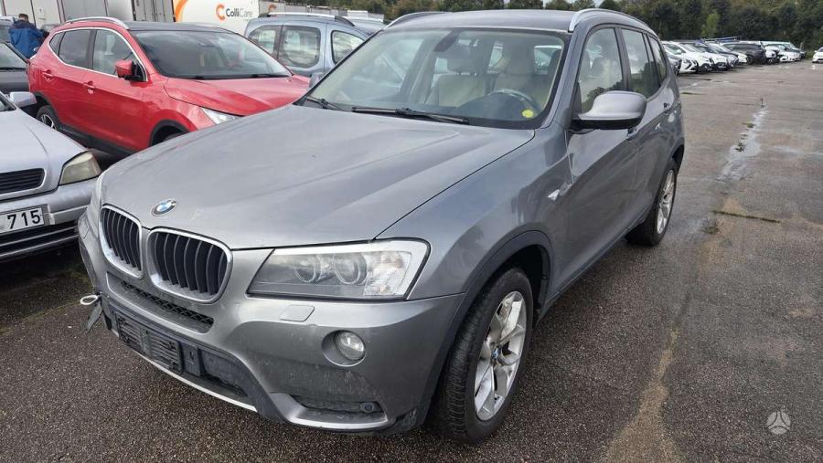 Pelēks BMW X3 2011 Šauļi, ar dzinēja tilpumu 2.00 L un nobraukumu 230 tūkst. km par 5300 €, foto 1 vietnē AUTOMOTO.COM.LV