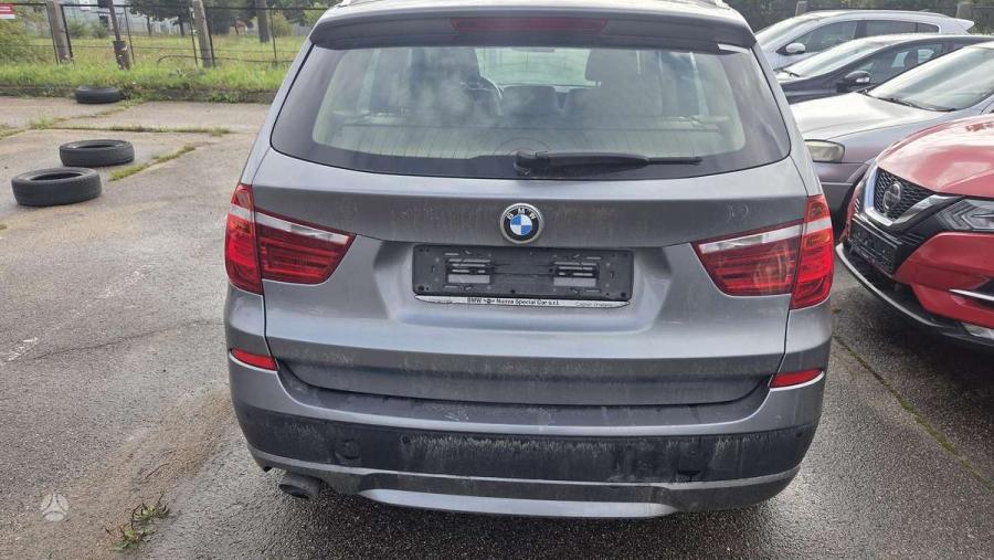 Pelēks BMW X3 2011 Šauļi, ar dzinēja tilpumu 2.00 L un nobraukumu 230 tūkst. km par 5300 €, foto 7 vietnē AUTOMOTO.COM.LV