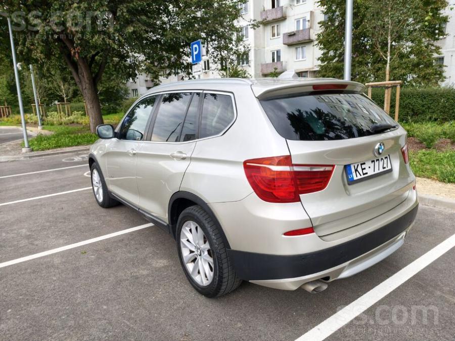 Grey BMW X3 2011 in Riga, with an engine capacity of 2.00 L and mileage of 387 thousand km for 10200 €, photo 5 on AUTOMOTO.COM.LV