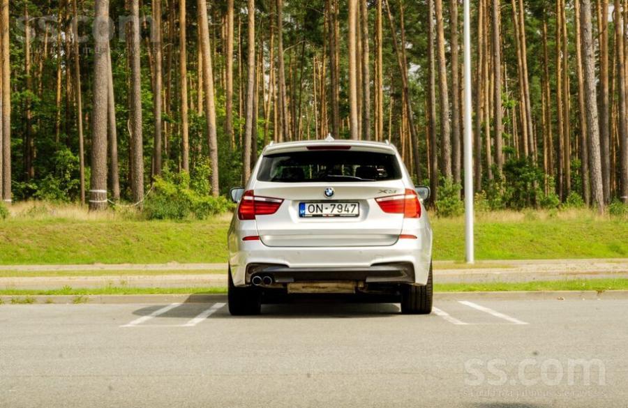 Pelēks BMW X3 2011 Rīga, ar dzinēja tilpumu 3.00 L un nobraukumu 326 tūkst. km par 8590 €, foto 8 vietnē AUTOMOTO.COM.LV