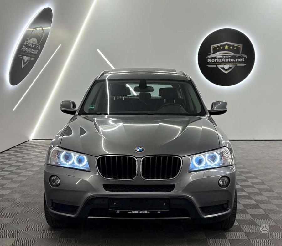 Grey BMW X3 2011 in Marijampole, with an engine capacity of 2.00 L and mileage of 239 thousand km for 9950 €, photo 22 on AUTOMOTO.COM.LV