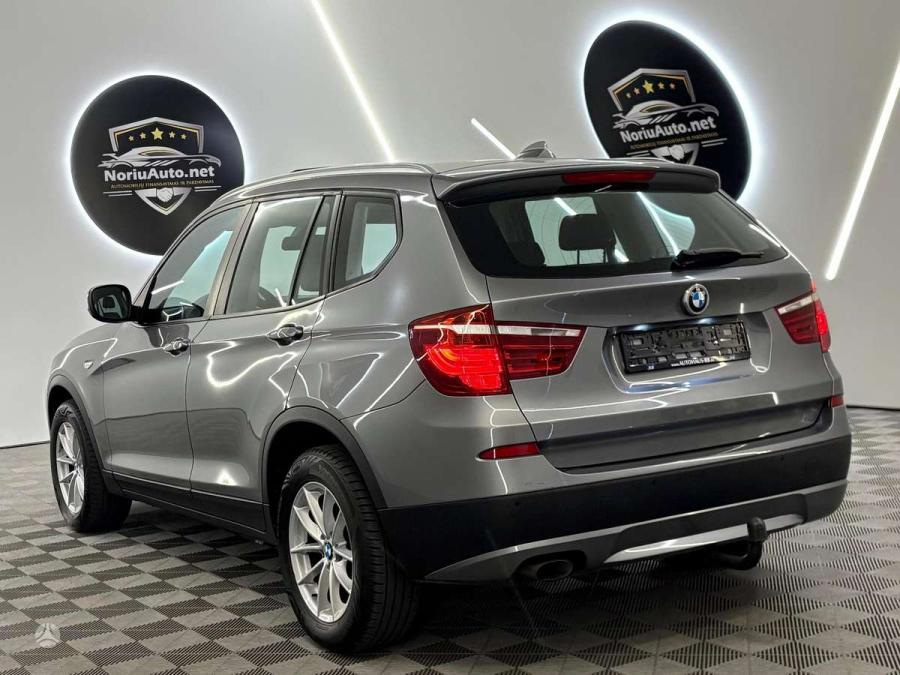 Grey BMW X3 2011 in Marijampole, with an engine capacity of 2.00 L and mileage of 239 thousand km for 9950 €, photo 25 on AUTOMOTO.COM.LV