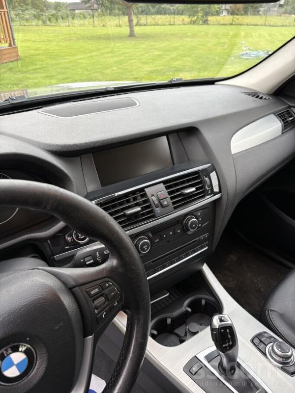 Grey BMW X3 2011 in Ogre, with an engine capacity of 2.00 L and mileage of 345 thousand km for 8300 €, photo 10 on AUTOMOTO.COM.LV