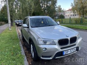 Pelēks BMW X3 2011 Daugavpils, ar dzinēja tilpumu 2.00 L un nobraukumu 290 tūkst. km par 9300 €, foto  vietnē AUTOMOTO.COM.LV