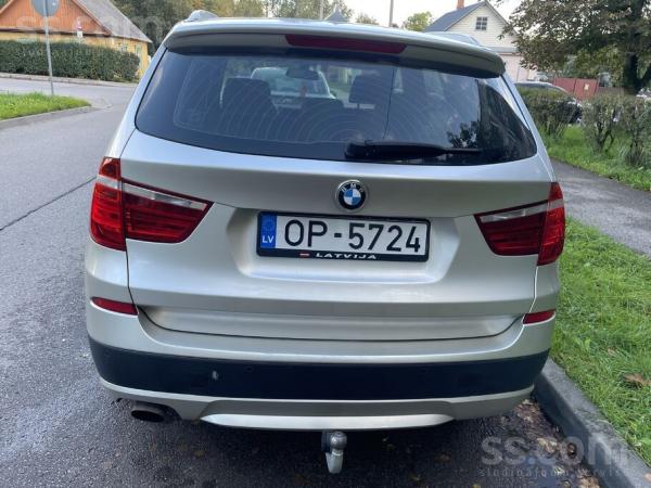 Grey BMW X3 2011 in Daugavpils, with an engine capacity of 2.00 L and mileage of 290 thousand km for 9300 €, photo 5 on AUTOMOTO.COM.LV