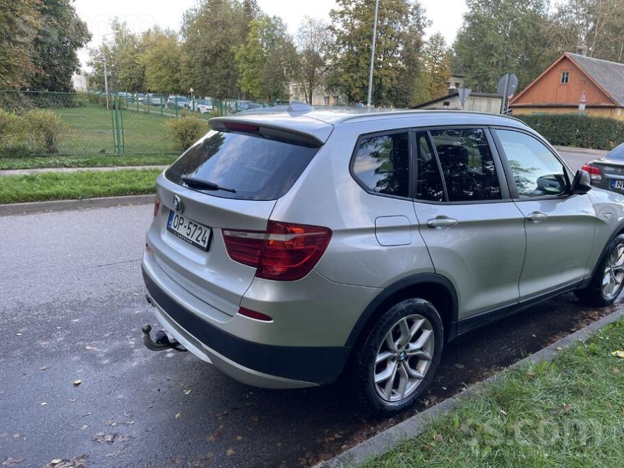 Grey BMW X3 2011 in Daugavpils, with an engine capacity of 2.00 L and mileage of 290 thousand km for 9300 €, photo 6 on AUTOMOTO.COM.LV