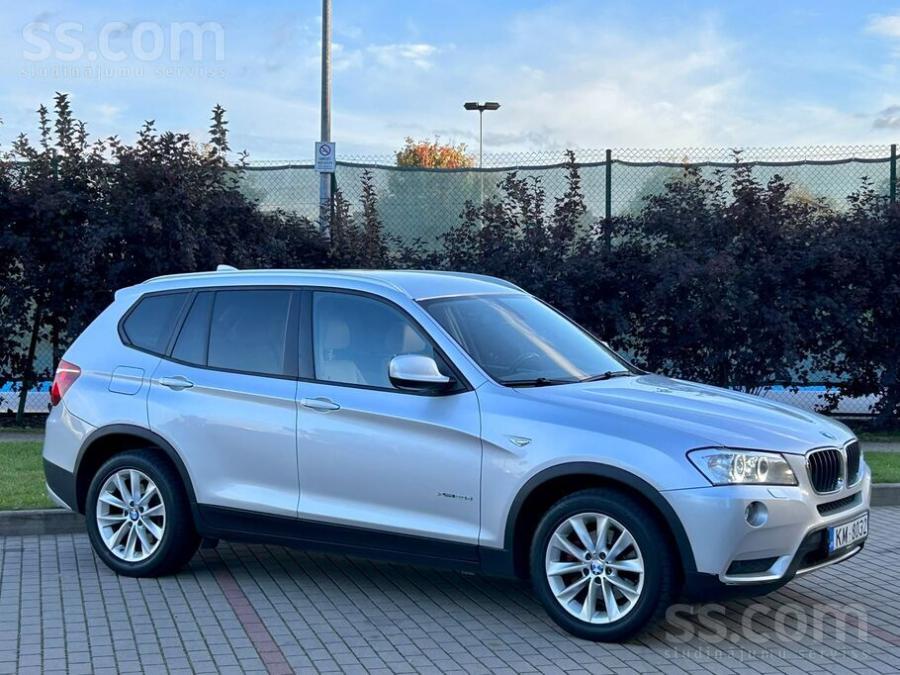Pelēks BMW X3 2011 Rīga, ar dzinēja tilpumu 2.00 L un nobraukumu 292 tūkst. km par 6990 €, foto 9 vietnē AUTOMOTO.COM.LV