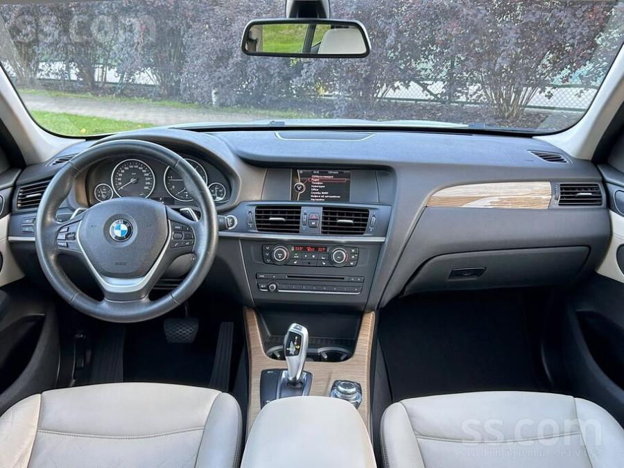 Pelēks BMW X3 2011 Rīga, ar dzinēja tilpumu 2.00 L un nobraukumu 292 tūkst. km par 6990 €, foto 16 vietnē AUTOMOTO.COM.LV