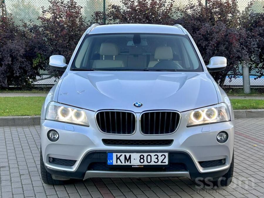 Pelēks BMW X3 2011 Rīga, ar dzinēja tilpumu 2.00 L un nobraukumu 292 tūkst. km par 6990 €, foto 24 vietnē AUTOMOTO.COM.LV