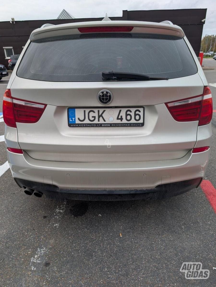 Grey BMW X3 2011 in Vilnius, with an engine capacity of 3.00 L and mileage of 378 thousand km for 14000 €, photo 8 on AUTOMOTO.COM.LV