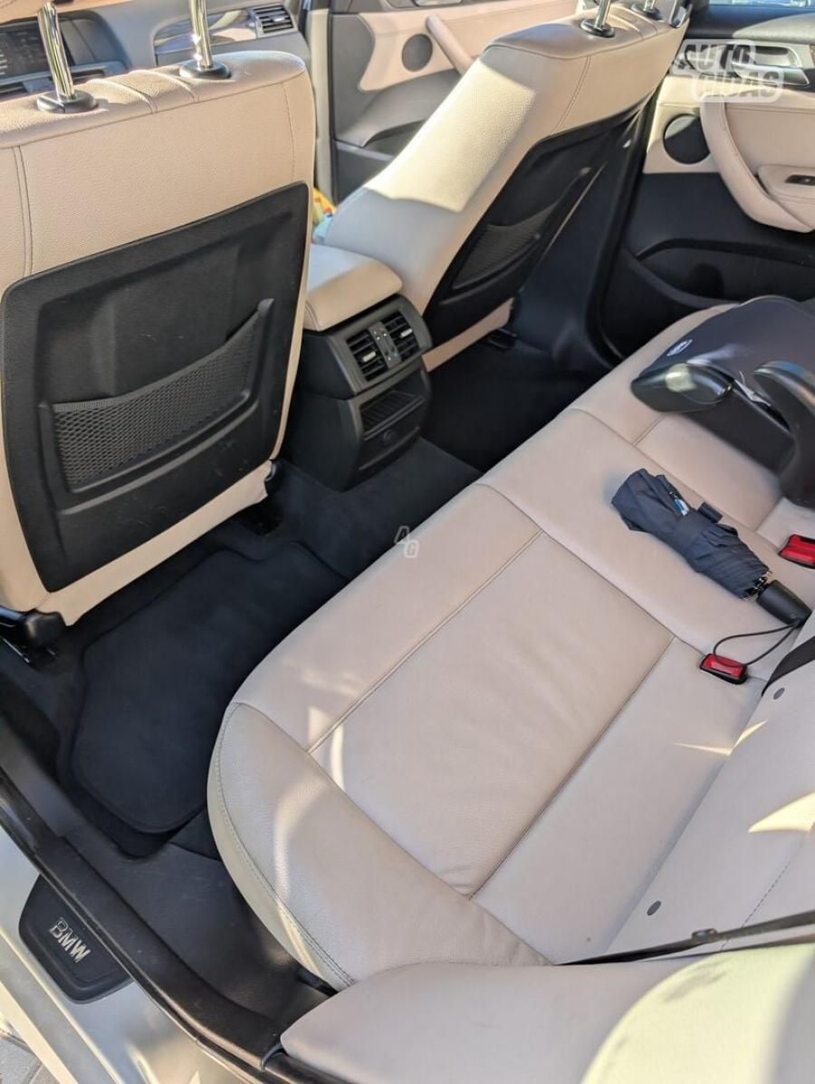 Grey BMW X3 2011 in Vilnius, with an engine capacity of 3.00 L and mileage of 378 thousand km for 14000 €, photo 17 on AUTOMOTO.COM.LV