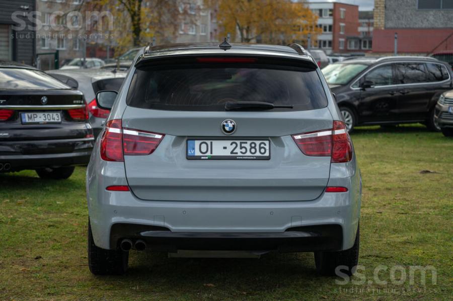 Grey BMW X3 2012 in Liepaja, with an engine capacity of 3.00 L and mileage of 250 thousand km for 15000 €, photo 3 on AUTOMOTO.COM.LV