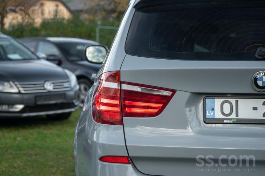 Grey BMW X3 2012 in Liepaja, with an engine capacity of 3.00 L and mileage of 250 thousand km for 15000 €, photo 8 on AUTOMOTO.COM.LV